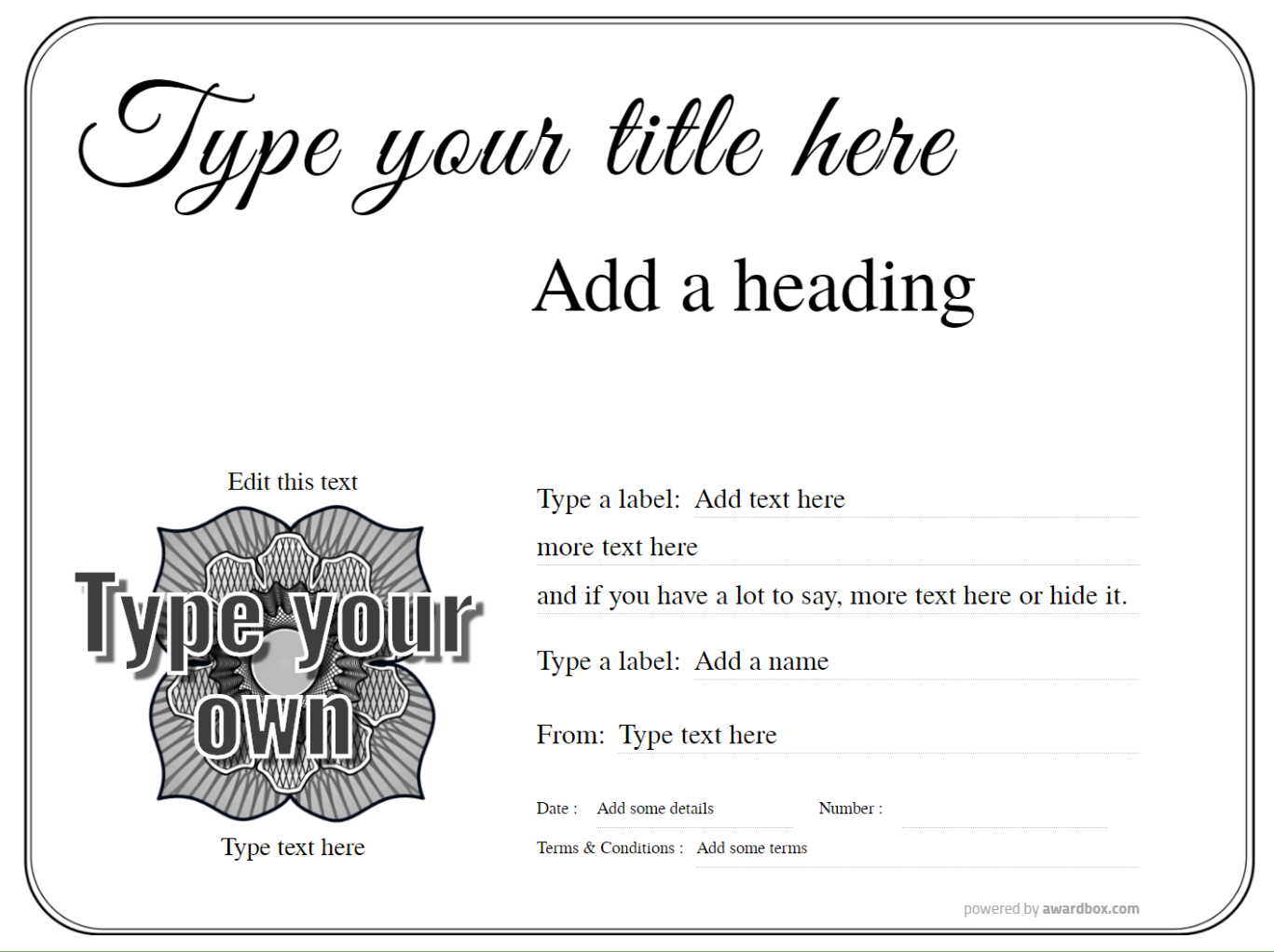 Free Gift Voucher Templates Printable Printable Form Templates And 