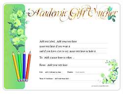 scholastic book fair gift certificate templates