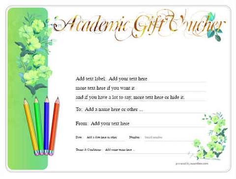 scholastic book fair gift certificate templates