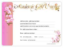 scholastic book fair gift certificate templates