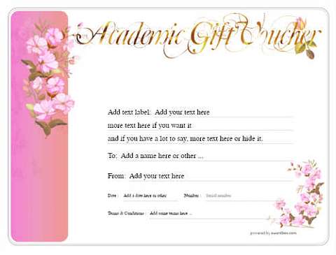 scholastic book fair gift certificate templates