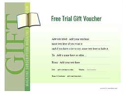 magazine subscription gift certificate templates
