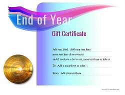 scholastic book fair gift certificate templates