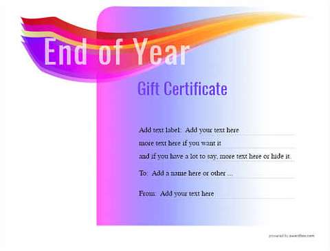 scholastic book fair gift certificate templates